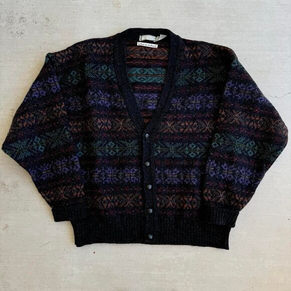 American Vintage | Sweaters | Vintage Christopher Hayes Wool Cardigan ...